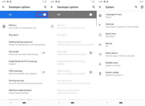 How To Enable Android Developer Options USB Debugging OEM Unlock