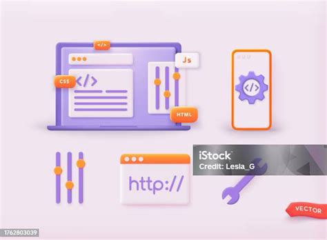 Mobile Application Development Process Smartphone Interface Building Process Mobile App 3d Web