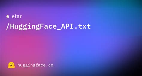 Etarhuggingfaceapitxt · Datasets At Hugging Face