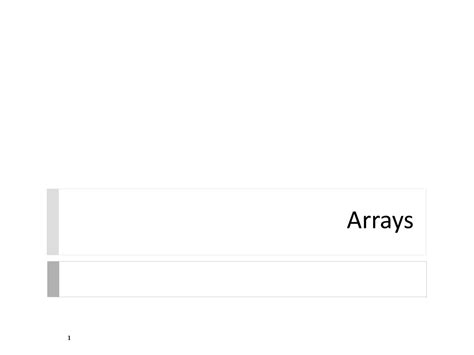 Ppt Java Arrays Introduction Declaration And Access Powerpoint