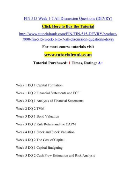 Fin 515 Week 1 Pdf