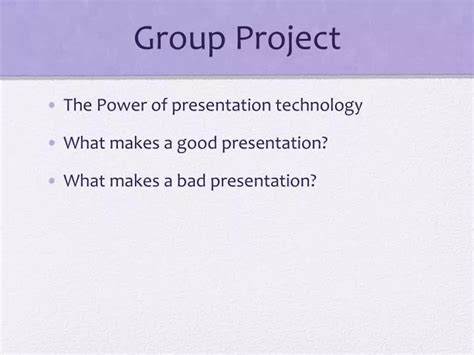 PPT Group Project PowerPoint Presentation Free Download ID 2777316