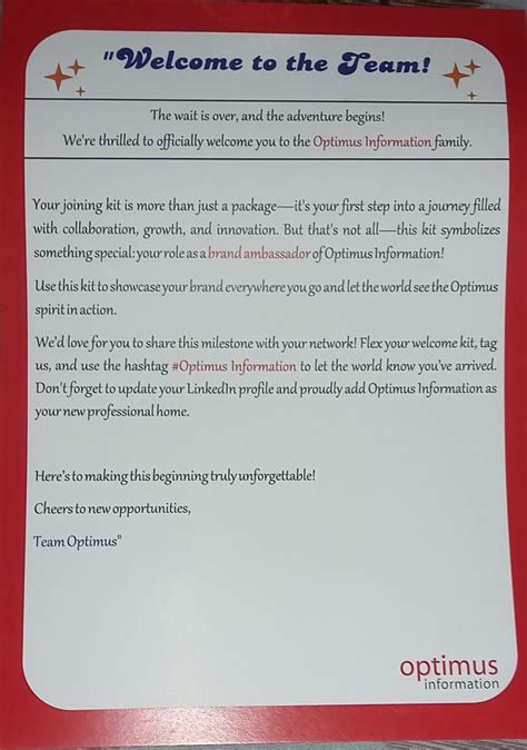 Yashasvi Agrawal On Linkedin Newbeginnings Optimusinformation Excitedtostart