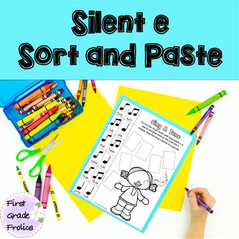 Silent E Sort And Paste Worksheets Made By Teachers