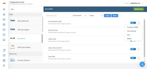 ServiceNow CMDB Integration