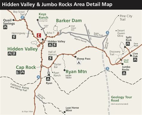 Hiking Trail Map Joshua Tree At Wendy Noland Blog