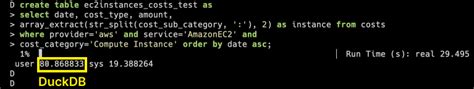 Querying A Billion Rows Of AWS Cost Data X Faster With DuckDB