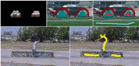 the segmented results row 1 left image is input in the user