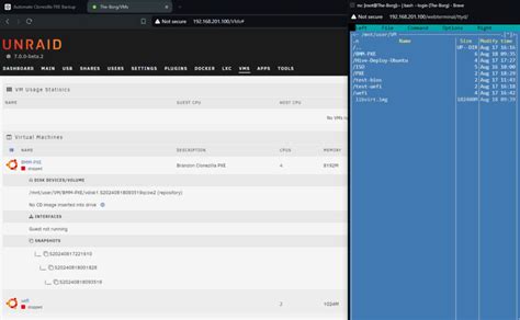 vm snapshots vm engine kvm unraid