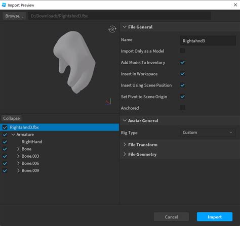 Mesh Deform Not Importing With Armature Bones Building Support Developer Forum Roblox