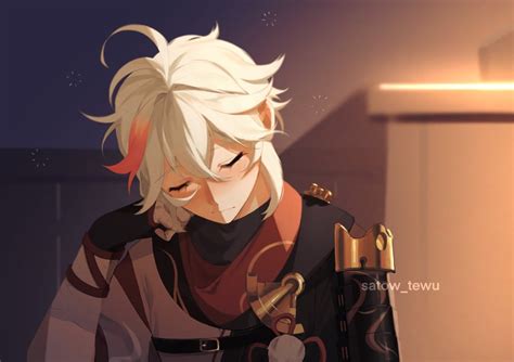 Kaedehara Kazuha Genshin Impact Drawn By Satowtewu Danbooru