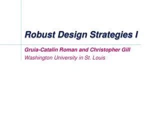 PPT ROBUST DESIGN PowerPoint Presentation Free Download ID