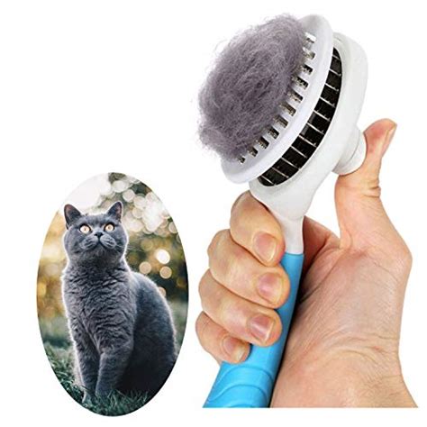 Cepillo Gatos Autolimpiante Pelo Corto Quita El Exceso De Pelo Fácil