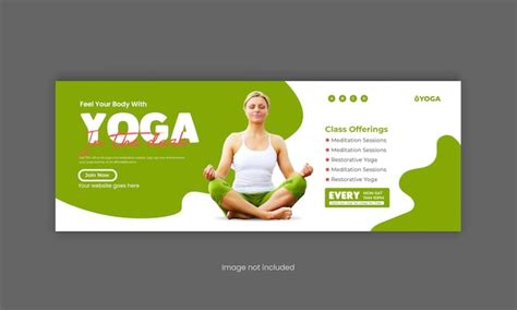 Premium Vector Yoga Class Facebook Cover Design Or Social Media Cover