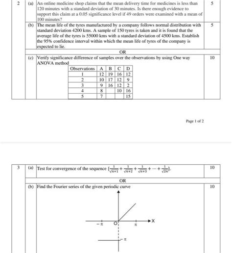 solved page 1 of 2 test for convergence of the sequence