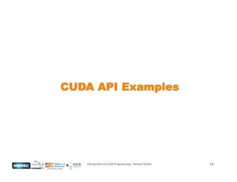 CUDA API