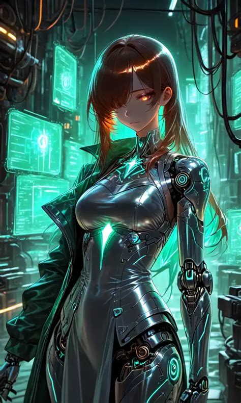 Cyber Girl Ai Art Pixai