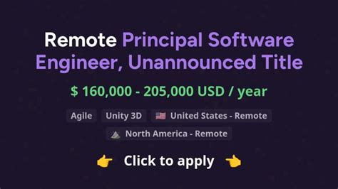 Remoteyeah On Linkedin Remote Principal Software Engineer Unannounced
