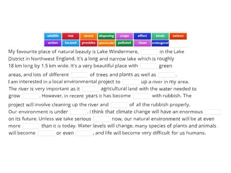 Have Your Say Model Aswer Complete The Sentence