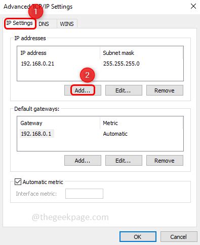 How To Assign Multiple IP Address In One LAN Card On Windows