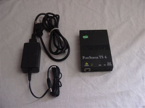 Digi Portserver Ts4 4 Port Serial Rs232 Port Server Terminal W Ac Adapter 1792373631