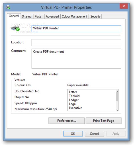 virtual pdf printer download softpedia