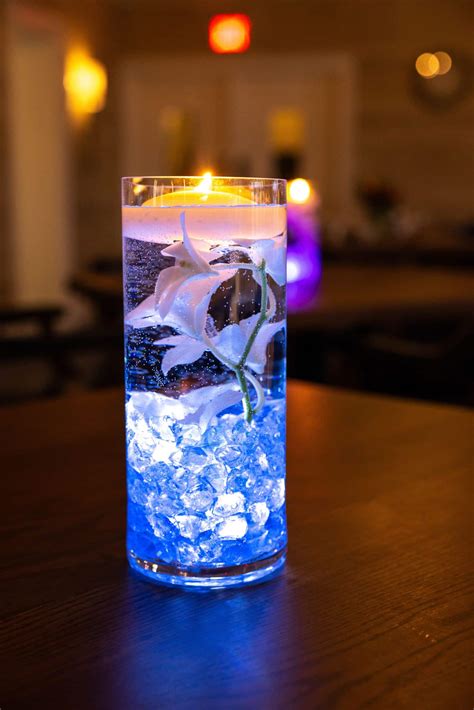 Martini Light Centerpieces New Years Centerpiece That My Daughter And
