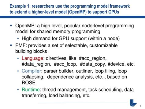 Ppt A Node Level Programming Model Framework For Exascale Computing
