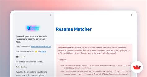 Resume Matcher