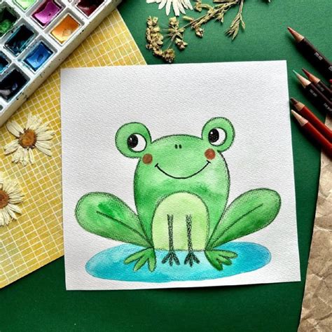 Рисуем царевну лягушку