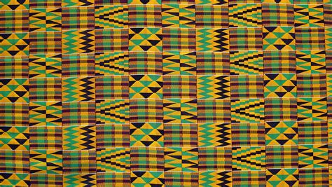 West African Ashanti Kente Cloth Art