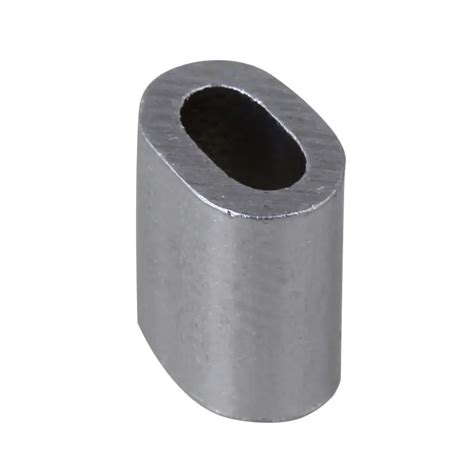 100 Pcs 2mm 슬라이 버 알루미늄 와이어 로프 클립 슬리브 클램프 크림 핑 루프 타원형 모양 M2 와이어 로프클램프 Aliexpress