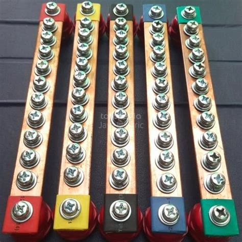 Jual Busbar Set R S T N G Merah Jakarta Timur Java Electric Tokopedia