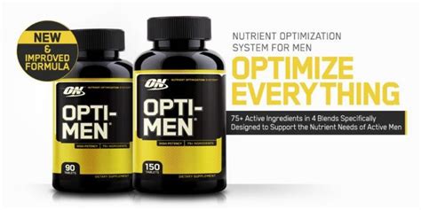 Opti Men Optimum Nutrition Gymbeampl