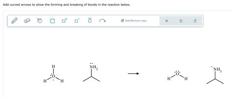 solved add curved arrows to show the forming and breaking of