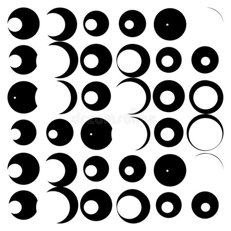 Random Overlapping Circles Dots Pattern Vector Illustration Dapple Freckle And Speck