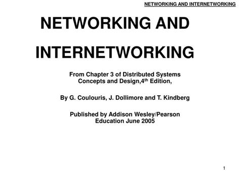 PPT NETWORKING AND INTERNETWORKING PowerPoint Presentation Free Download ID