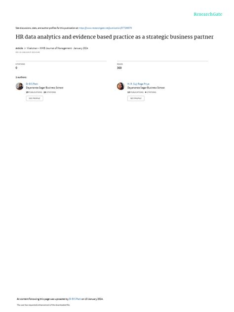 Data Analytics Methodology 3 Pdf Analytics Human Resource Management