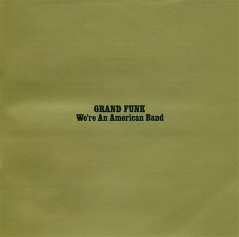 Were An American Band Grand Funk Cd Album Muziek