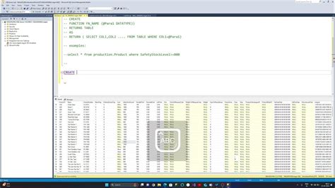 29sql Server Table Valued Functions Tvf Inline Table Valued Functions Youtube