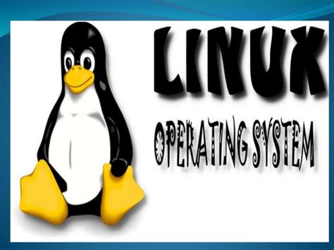 linux operating system ppt pptx operating systems computer software and applications