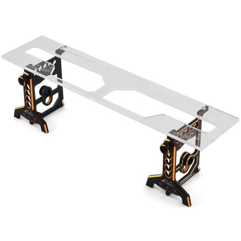 AM Arrowmax Black Golden Pan Car Set Up System W Bag Precision Tuning For RC Cars