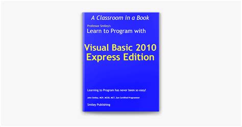 ‎learn to program with visual basic 2010 express edition on apple books
