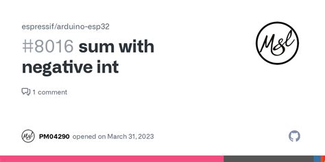 Sum With Negative Int Issue Espressif Arduino Esp GitHub