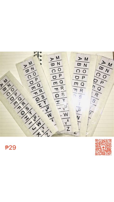 Letter Tabbing Or Index Tab Lazada PH