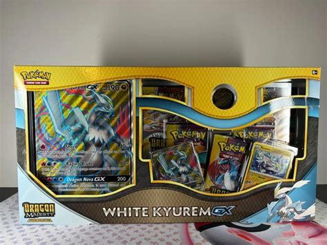 Pokemon Tcg Dragon Majesty White Kyurem Gx Collection Spéciale Us Boîte
