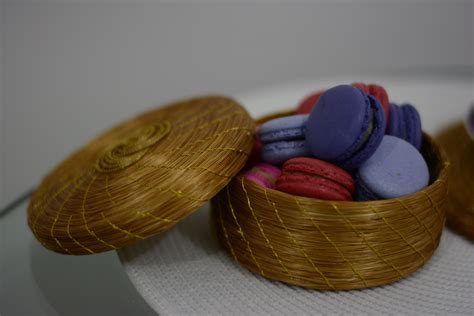 Безплатна снимка храна цвят френски макарон материал нишка бижута текстилен изкуство