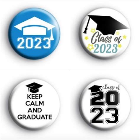 Class Of 2023 Badges Now In The Shop Great For School Leaver Keepsakes