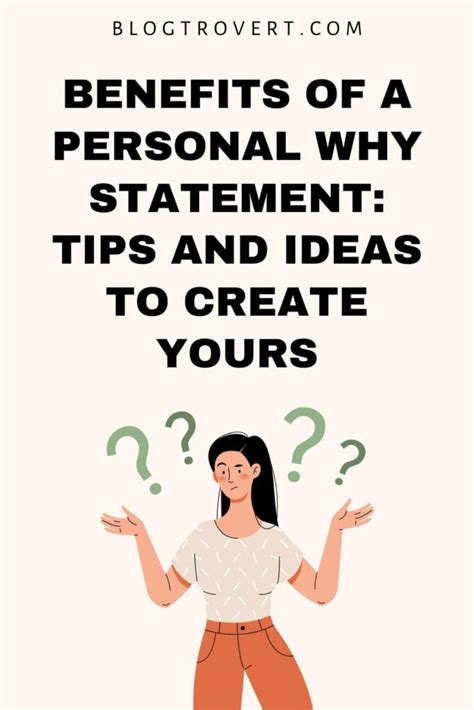 How To Write A Personal Why Statement Helpful Tips And Ideas