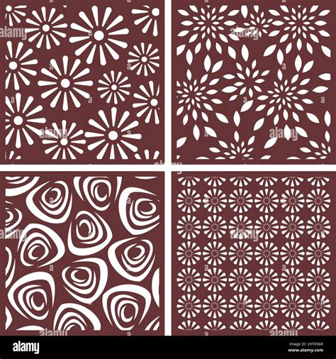 Jali Design For Graphic And Cnc Router Design Laser Cutting Stock Vector Image And Art Alamy